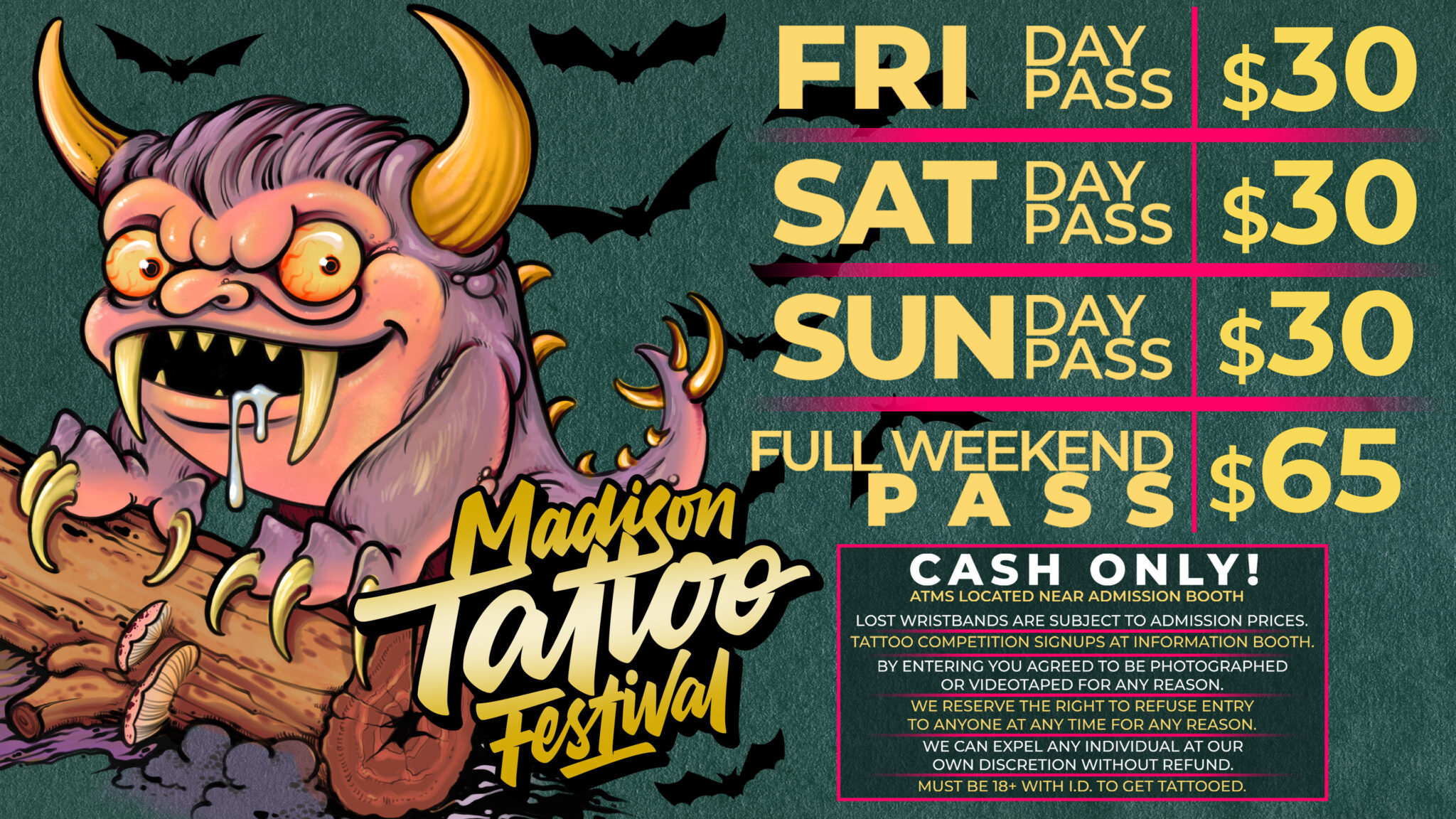 Tickets – Madison Tattoo Festival